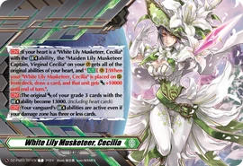 White Lily Musketeer, Cecilia (Crest) | Cardfight!! Vanguard Wiki | Fandom