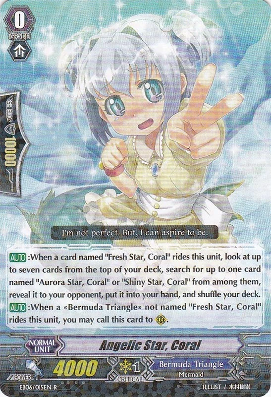 Angelic Star, Coral | Wiki Cardfight!! Vanguard | Fandom