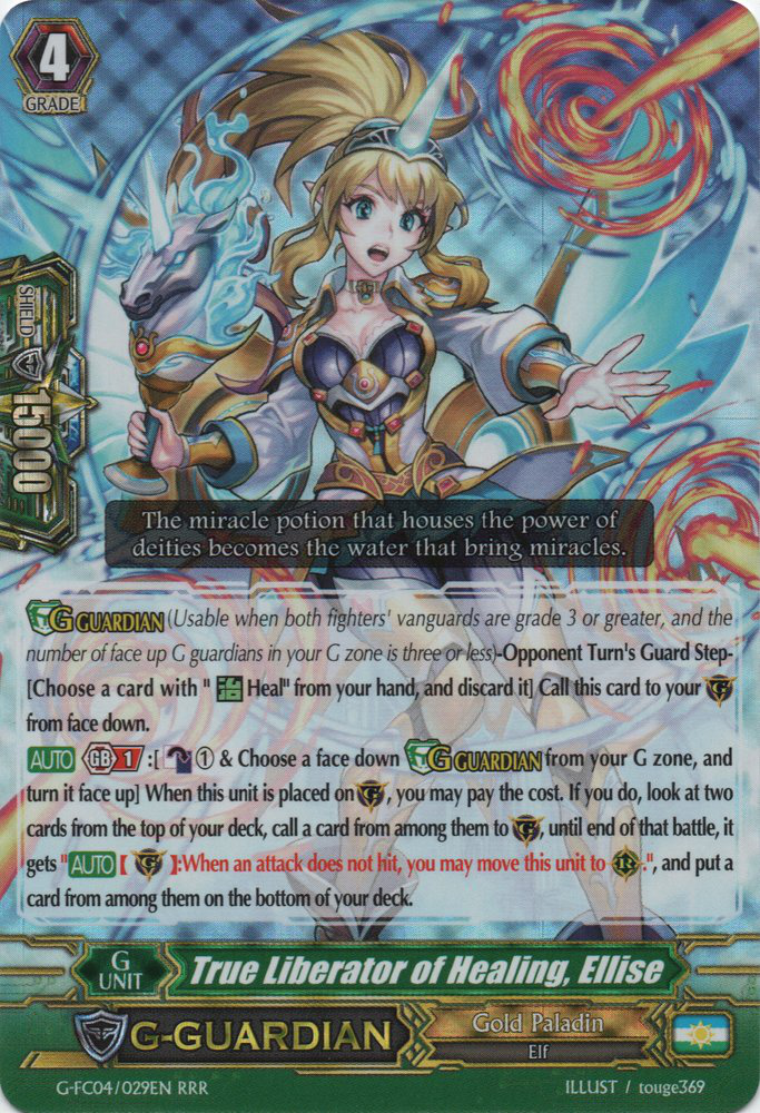 True Liberator of Healing, Ellise | Cardfight!! Vanguard Wiki | Fandom