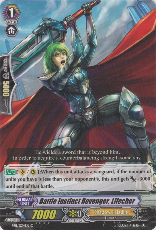 Battle Instinct Revenger, Lifecher | Cardfight!! Vanguard Wiki | Fandom