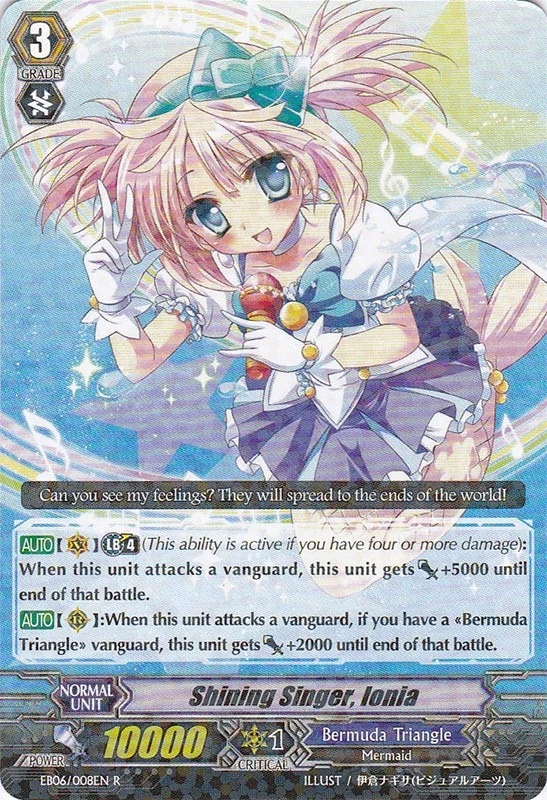 Card Gallery:Shining Singer, Ionia | Cardfight!! Vanguard Wiki | Fandom
