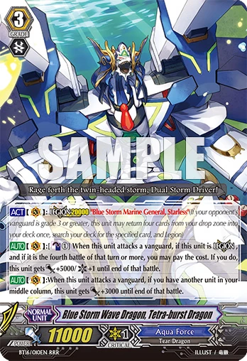 Card Gallery:Blue Storm Wave Dragon, Tetra-burst Dragon | Cardfight ...