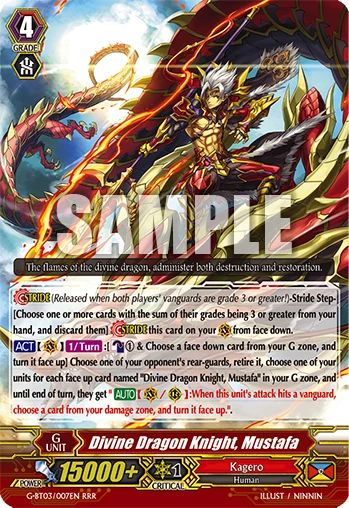 Card Gallery:Divine Dragon Knight, Mustafa | Cardfight!! Vanguard Wiki ...