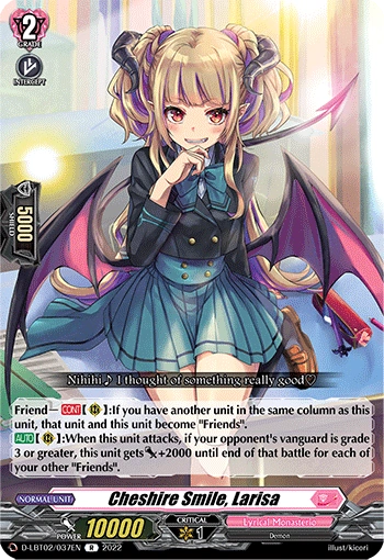 Cheshire Smile, Larisa | Cardfight!! Vanguard Wiki | Fandom