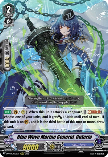Blue Wave Marine General, Cuteria | Cardfight!! Vanguard Wiki | Fandom