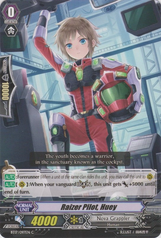 Raizer Pilot, Huey | Cardfight!! Vanguard Wiki | Fandom