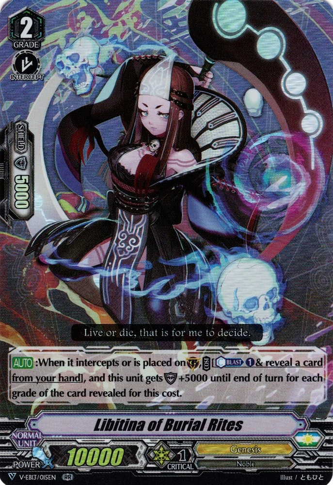 Libitina of Burial Rites | Cardfight!! Vanguard Wiki | Fandom