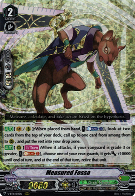 Measured Fossa | Cardfight!! Vanguard Wiki | Fandom