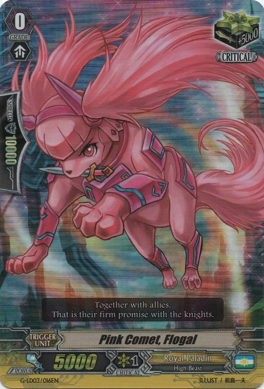 Card Gallery:Pink Comet, Flogal | Cardfight!! Vanguard Wiki | Fandom