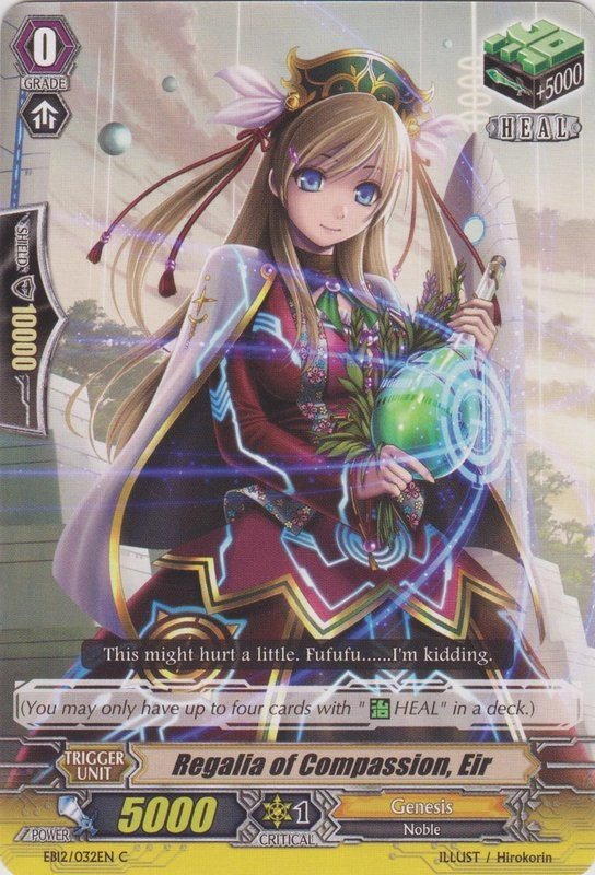 Regalia of Compassion, Eir | Cardfight!! Vanguard Wiki | Fandom