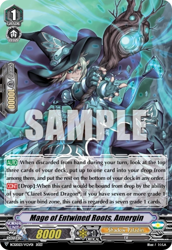 Mage of Entwined Roots, Amergin | Cardfight!! Vanguard Wiki | Fandom