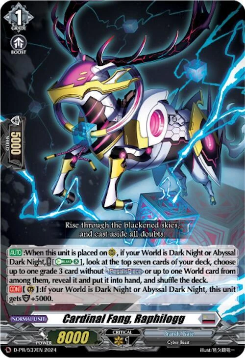 Card Gallery:Cardinal Fang, Raphilogg | Cardfight!! Vanguard Wiki | Fandom