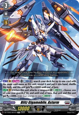 Blitz Gigamobile, Asturm | Cardfight!! Vanguard Wiki | Fandom