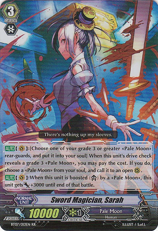 Sword Magician, Sarah | Wiki Cardfight!! Vanguard | Fandom