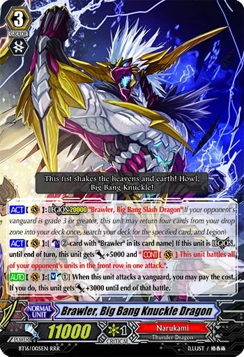 Card Gallery:Brawler, Big Bang Knuckle Dragon | Cardfight!! Vanguard ...