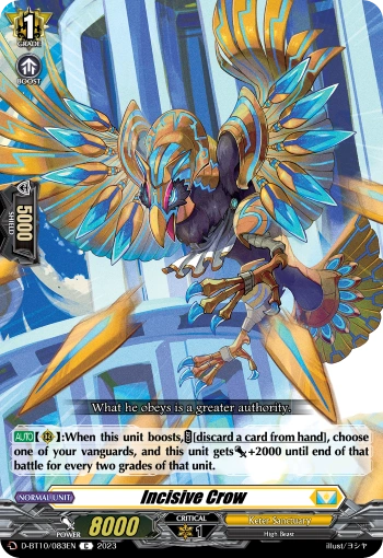 Incisive Crow | Cardfight!! Vanguard Wiki | Fandom