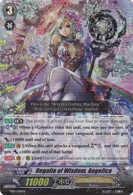 Regalia of Wisdom, Angelica | Cardfight!! Vanguard Wiki | Fandom