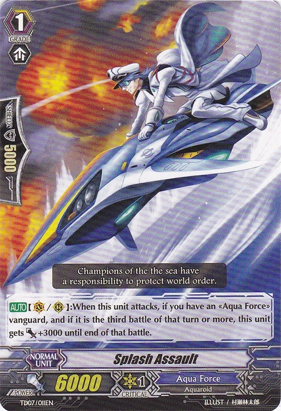 Splash Assault | Cardfight!! Vanguard Wiki | Fandom