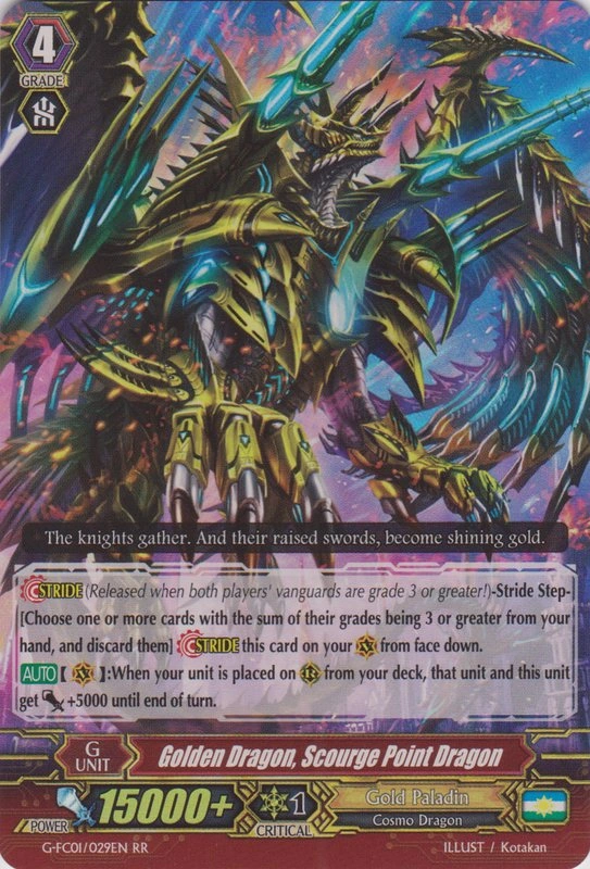 Card Gallery:Golden Dragon, Scourge Point Dragon | Cardfight!! Vanguard ...