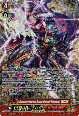 Conquering Supreme Dragon, Dragonic Vanquisher "VBUSTER" | Cardfight!! Vanguard Wiki | Fandom