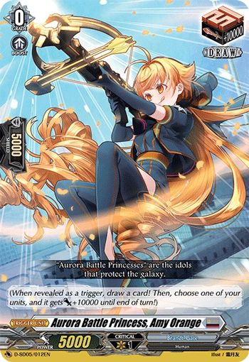 Aurora Battle Princess, Amy Orange | Cardfight!! Vanguard Wiki | Fandom