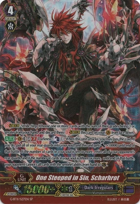 One Steeped in Sin, Scharhrot | Cardfight!! Vanguard Wiki | Fandom