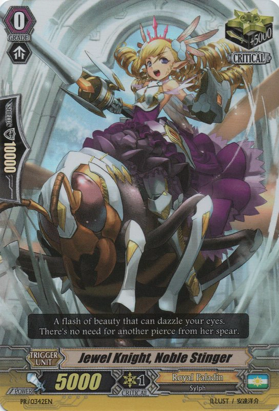 Jewel Knight, Noble Stinger | Cardfight!! Vanguard Wiki | Fandom