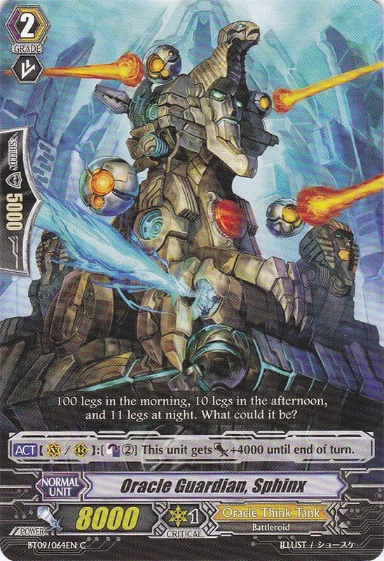 Card Gallery:Oracle Guardian, Sphinx | Cardfight!! Vanguard Wiki | Fandom