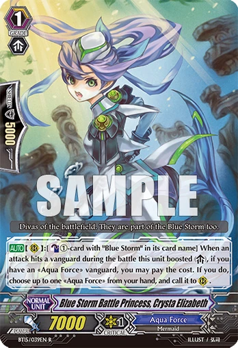 Card Gallery:Blue Storm Battle Princess, Crysta Elizabeth | Cardfight ...