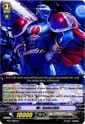Card Gallery:Mr. Invincible | Cardfight!! Vanguard Wiki | Fandom