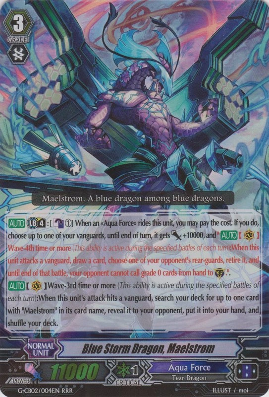 Blue Storm Dragon, Maelstrom (Break Ride) | Cardfight!! Vanguard Wiki ...