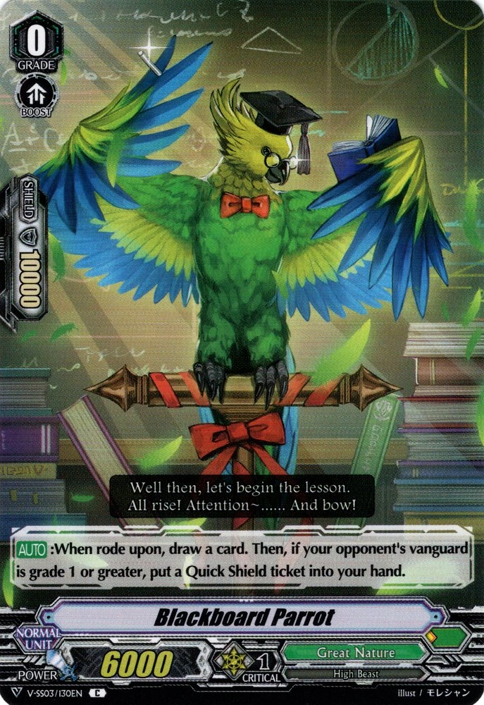 Blackboard Parrot (V Series) | Cardfight!! Vanguard Wiki | Fandom