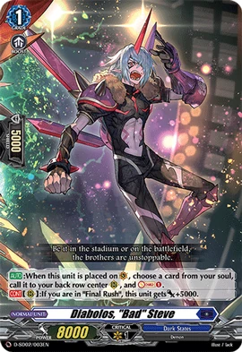 Diabolos, "Bad" Steve | Cardfight!! Vanguard Wiki | Fandom