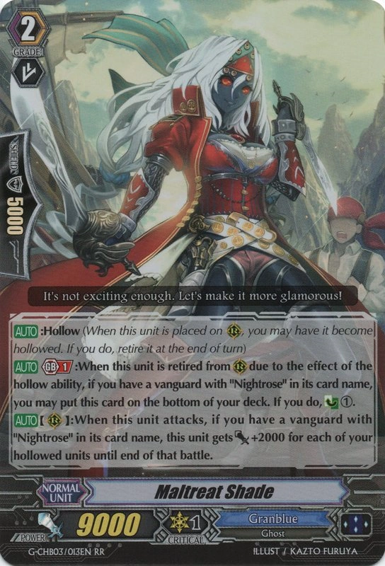 Maltreat Shade | Cardfight!! Vanguard Wiki | Fandom