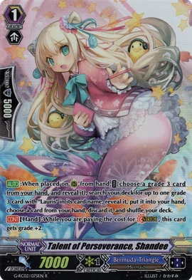 Talent of Perseverance, Shandee | Cardfight!! Vanguard Wiki | Fandom