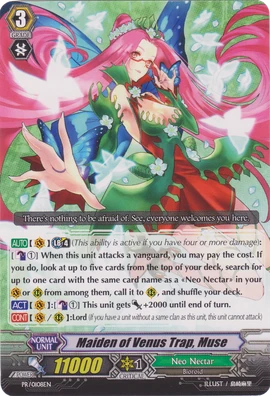 Maiden of Venus Trap, Muse | Cardfight!! Vanguard Wiki | Fandom