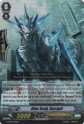 Blue Scud, Barcgal | Cardfight!! Vanguard Wiki | Fandom