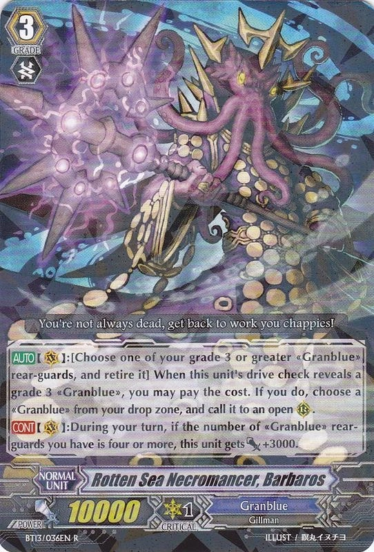 Rotten Sea Necromancer, Barbaros | Cardfight!! Vanguard Wiki | Fandom