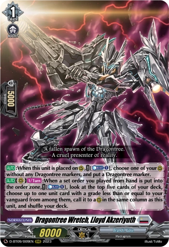 Dragontree Wretch, Lloyd Akzeriyuth | Cardfight!! Vanguard Wiki | Fandom