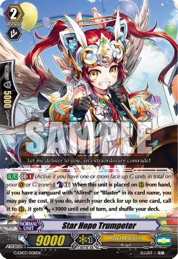 Card Gallery:Star Hope Trumpeter | Cardfight!! Vanguard Wiki | Fandom