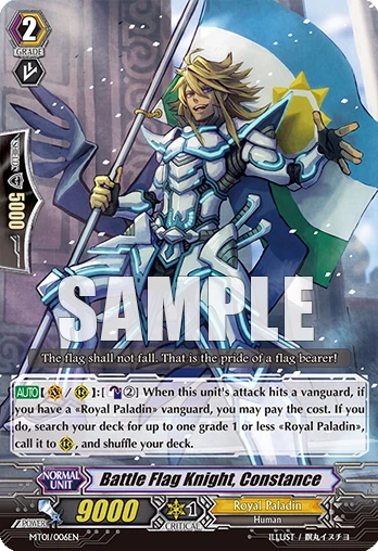 Card Gallery:Battle Flag Knight, Constance | Cardfight!! Vanguard Wiki ...
