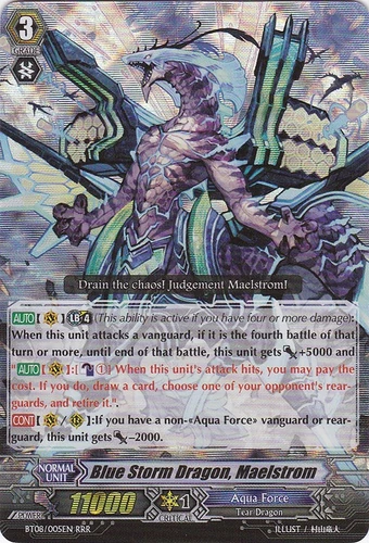 Blue Storm Dragon, Maelstrom | Wiki Cardfight!! Vanguard | Fandom