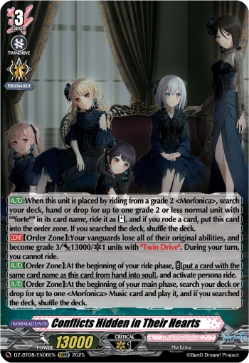 Conflicts Hidden in Their Hearts | Cardfight!! Vanguard Wiki | Fandom