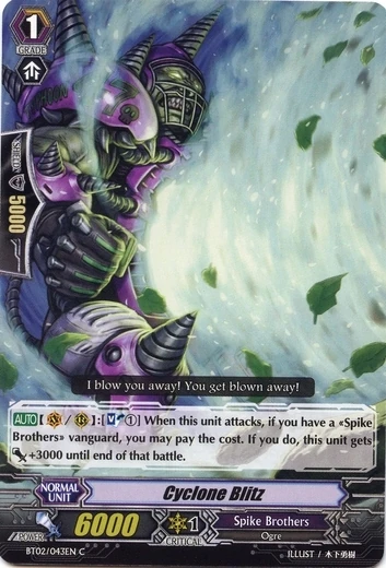 Cyclone Blitz | Cardfight!! Vanguard Wiki | Fandom