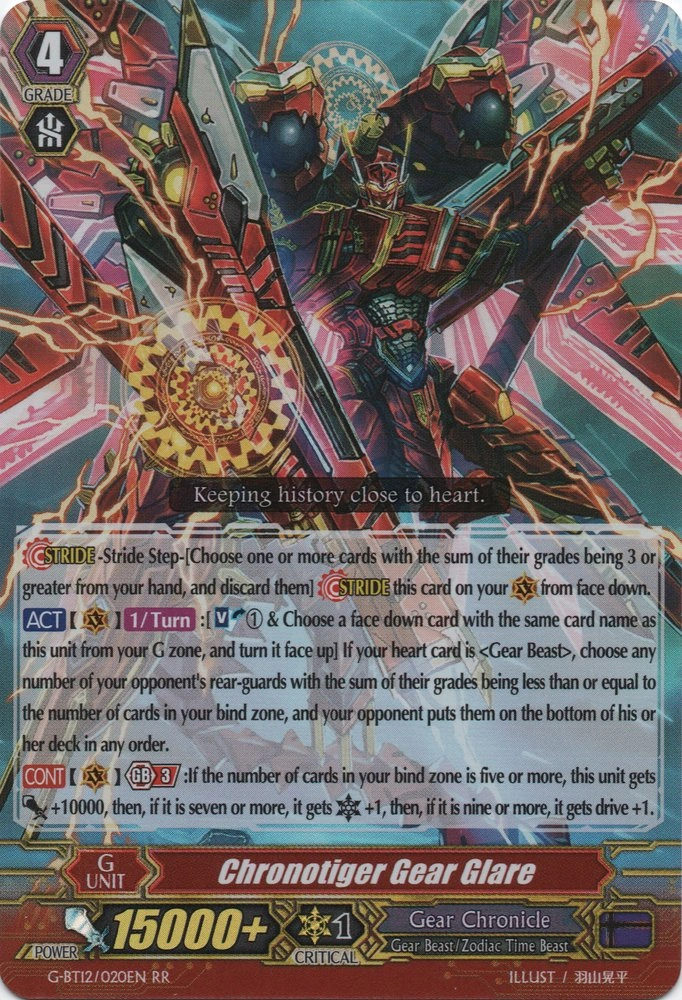 Chronotiger Gear Glare | Cardfight!! Vanguard Wiki | Fandom