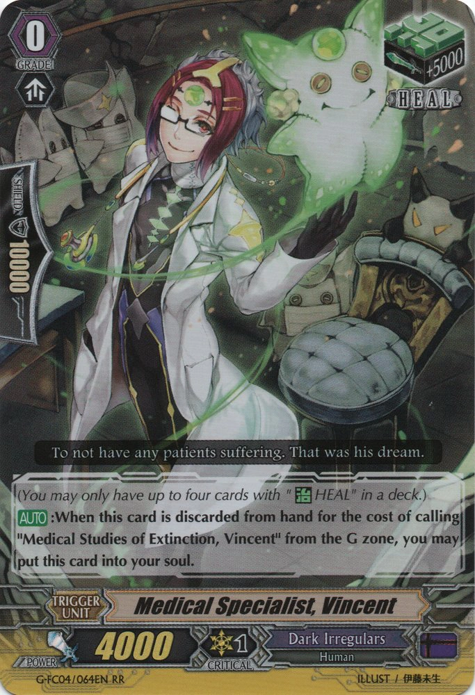Medical Specialist, Vincent | Cardfight!! Vanguard Wiki | Fandom