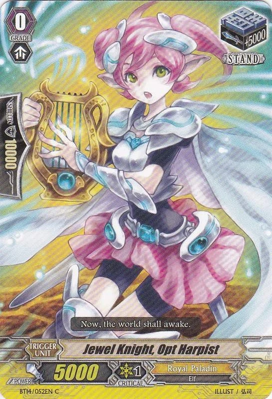 Jewel Knight, Opt Harpist | Wiki Cardfight!! Vanguard | Fandom