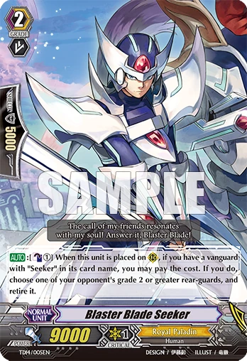 Card Gallery:Blaster Blade Seeker | Cardfight!! Vanguard Wiki | Fandom