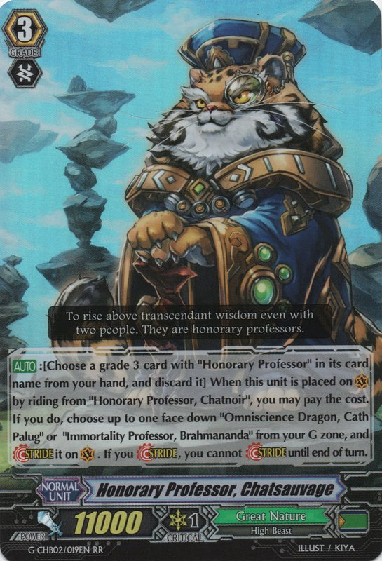 Honorary Professor, Chatsauvage | Cardfight!! Vanguard Wiki | Fandom
