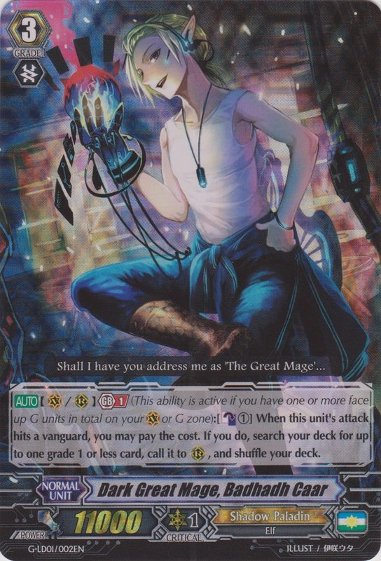 Card Gallery:Dark Great Mage, Badhadh Caar | Cardfight!! Vanguard Wiki ...